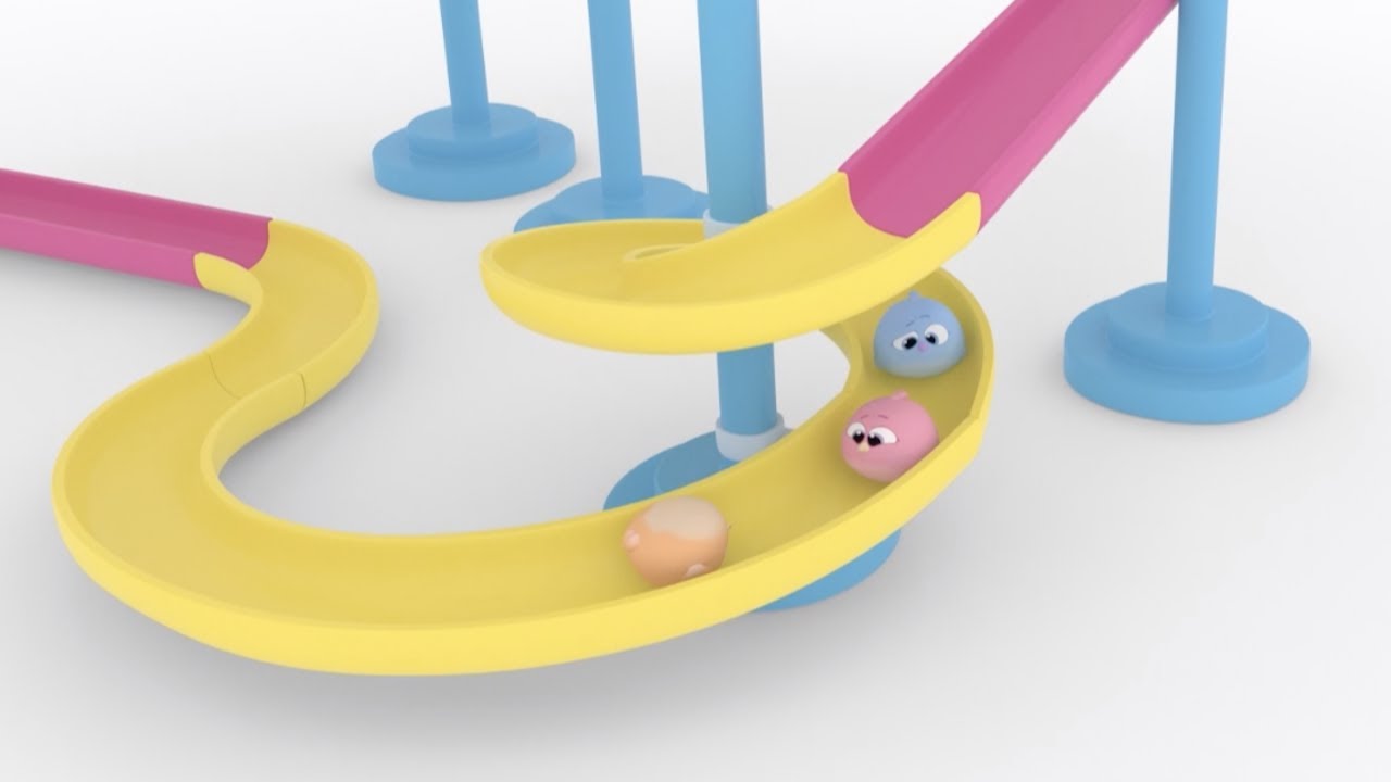 Slide Fun | Kids Songs | Cartoons & Baby Songs by Lolipapi | NEW ...