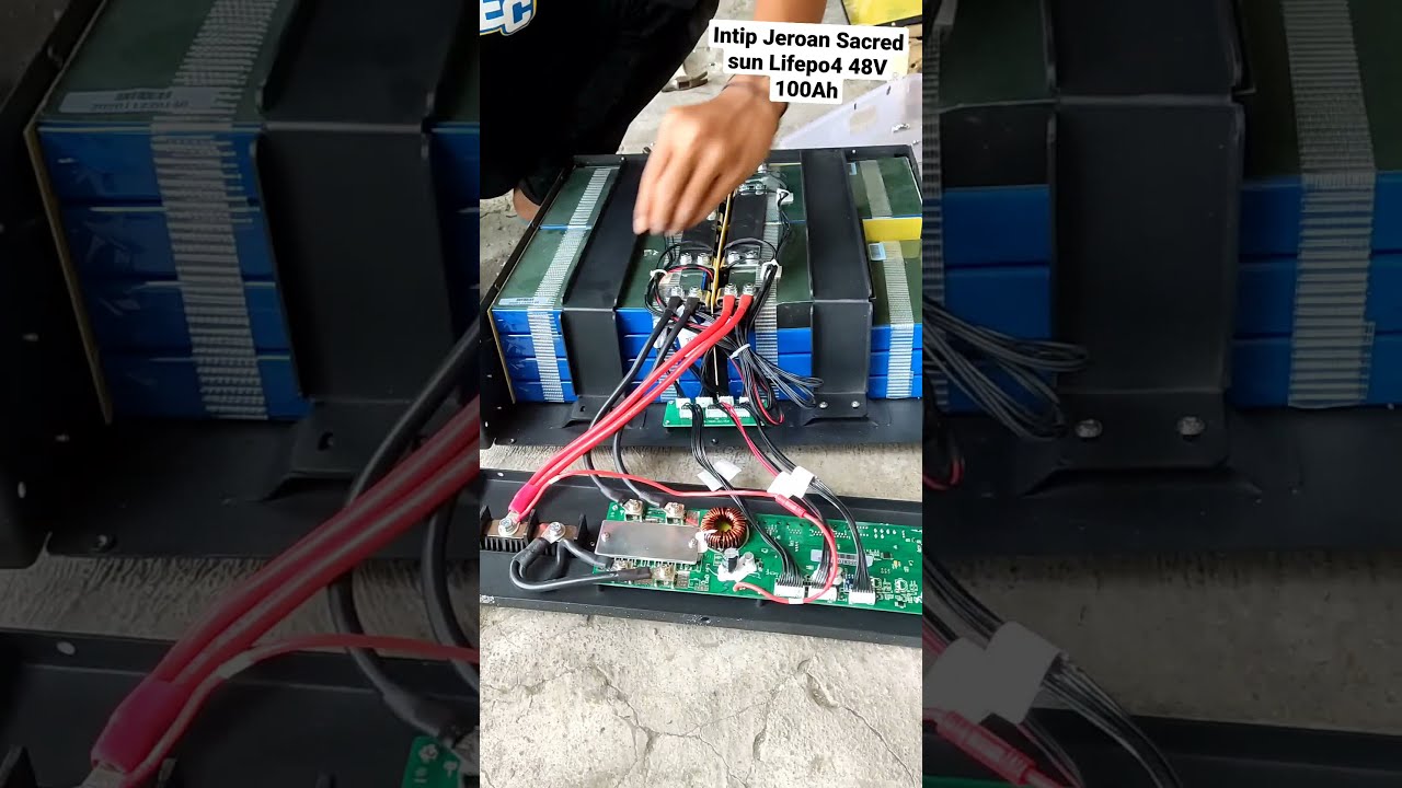 Lifepo4 48V 100Ah Sacred Sun SCIFP48100 - YouTube