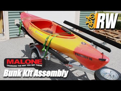 Malone MPG561 Kayak Bunk Kit - Step By Step Installation - YouTube