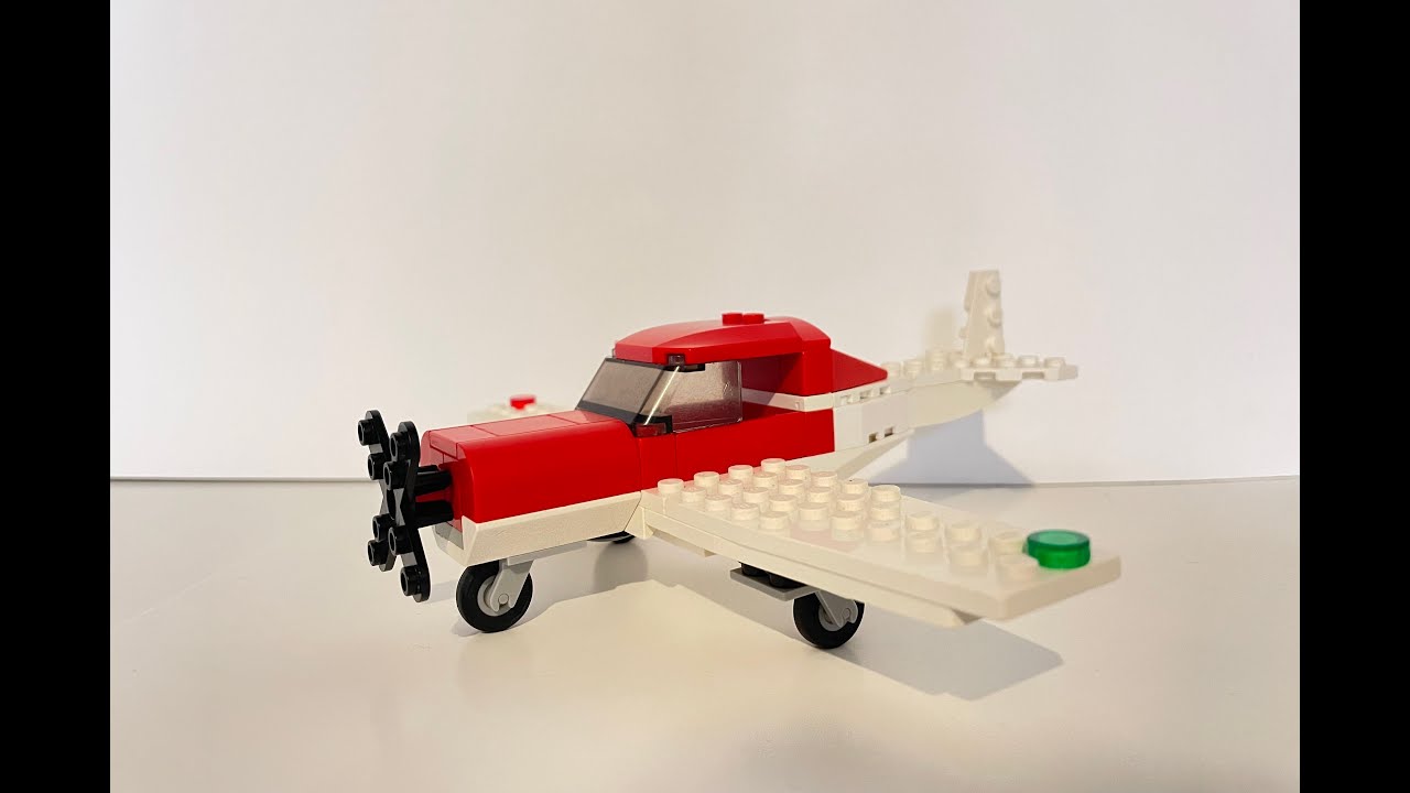LEGO airplane (tutorial) - YouTube