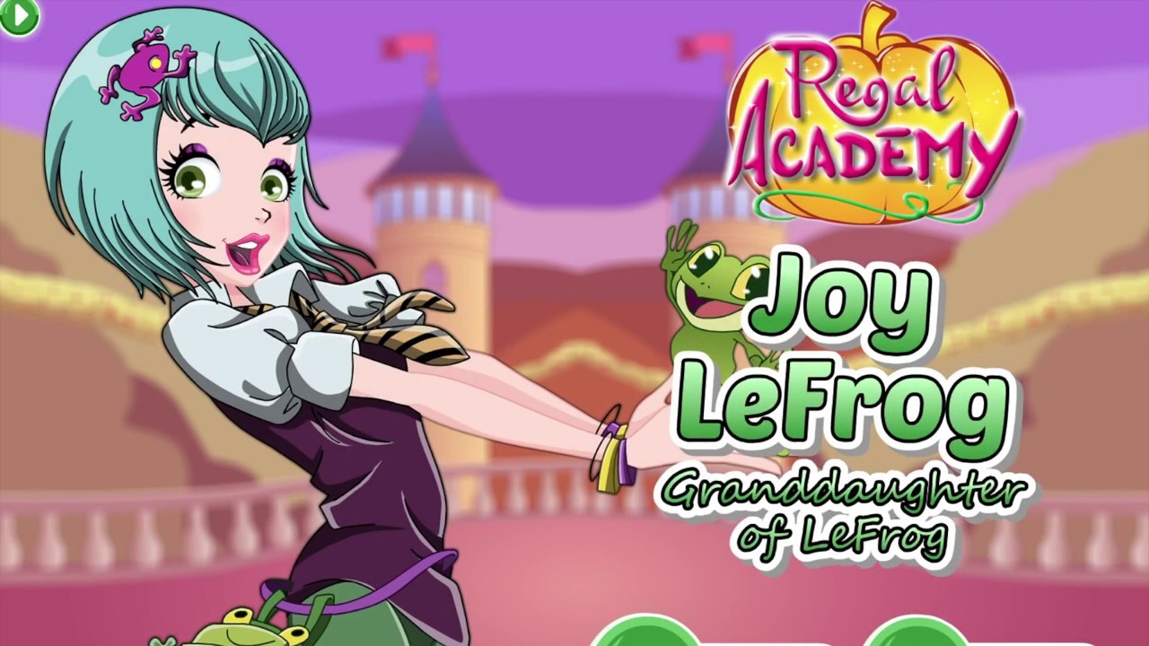 Regal Academy Joy LeFrog Dress Up Game for Girls - YouTube