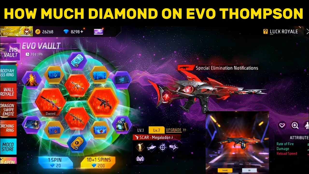 HOW MUCH DIAMOND ON EVO THOMPSON l NEW EVO VAULT RING EVENT SPIN - YouTube