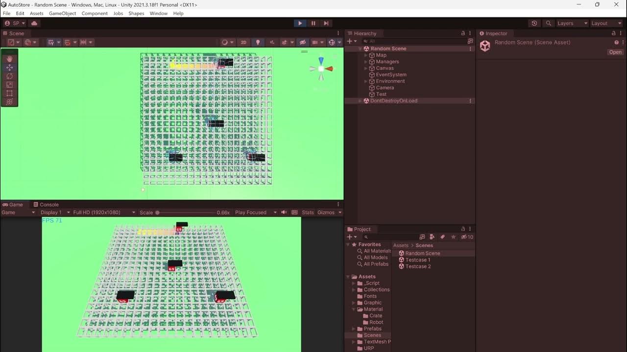 [Auto Store: Robot Avoidance Pathfinding] the first time trying D star lite algorithm - YouTube