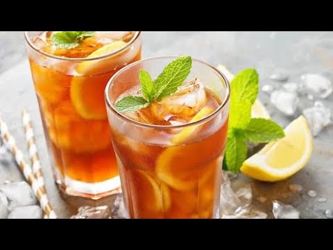 Fresh Lemon Black Tea with Fresh Mint - YouTube