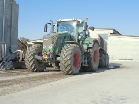 Spargimento Digestato 2016 | Fendt 828 + Valtra T163 | Spreading Manure 2016