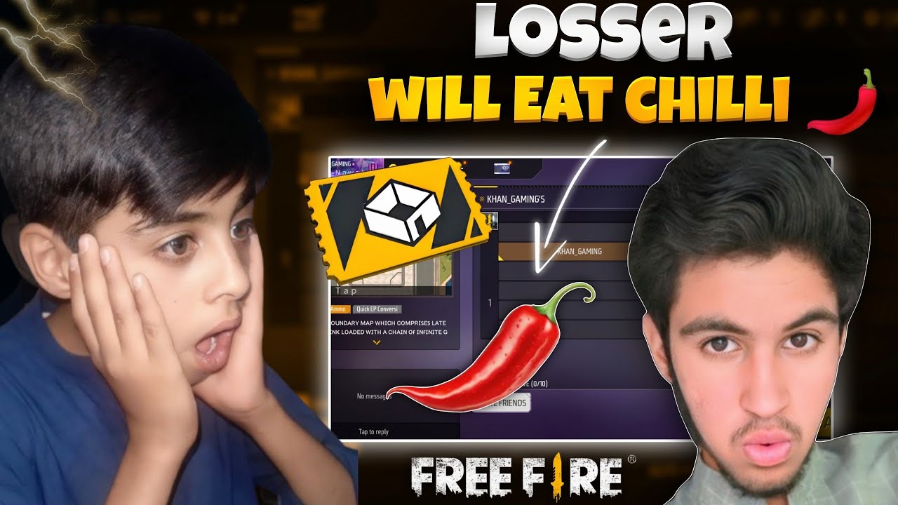 1v2 With Brother Call His Friend 🥵 Losser Will Eat Chilli 🌶️ - YouTube