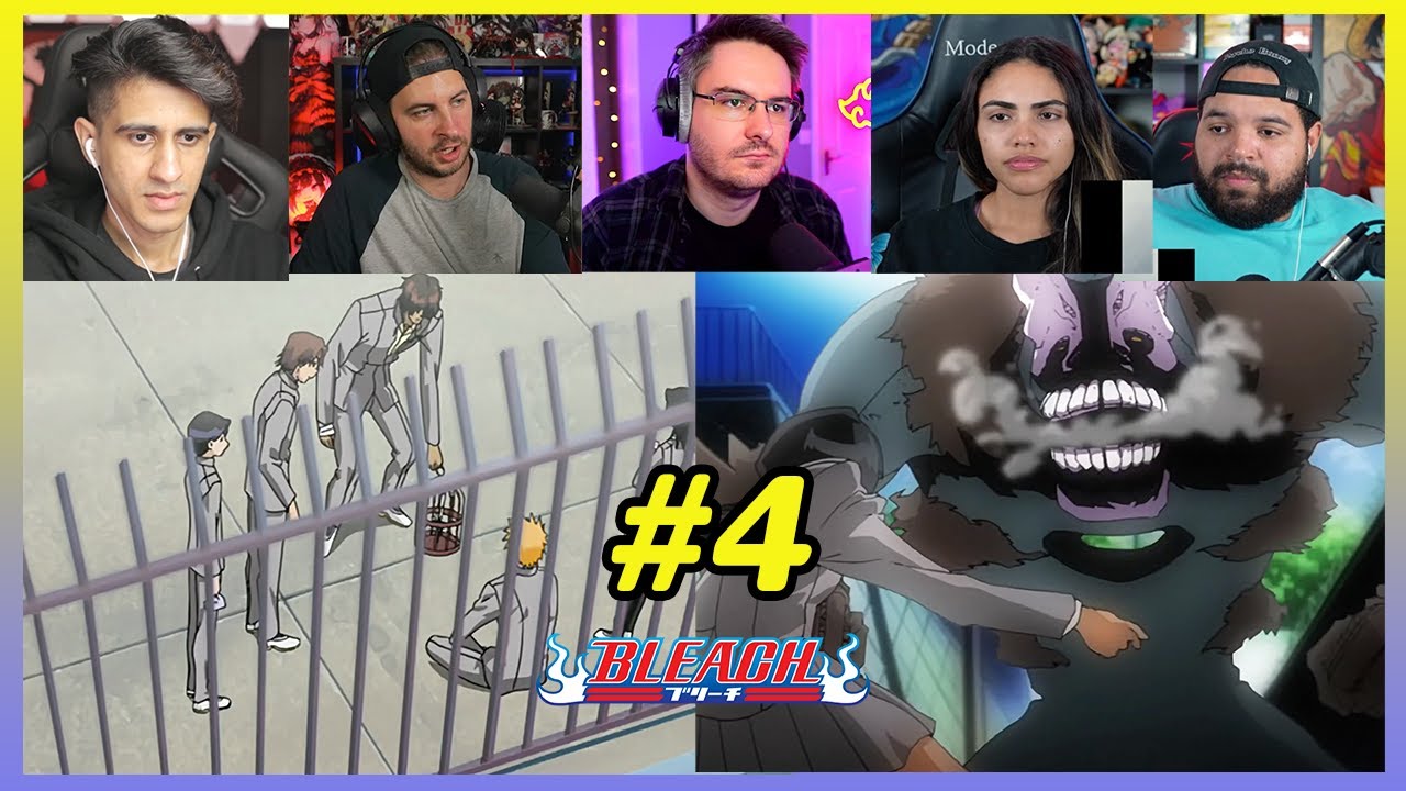 BLEACH EP4 | RUKIA VS SHRIEKER HOLLOW | Reaction Mashup - YouTube