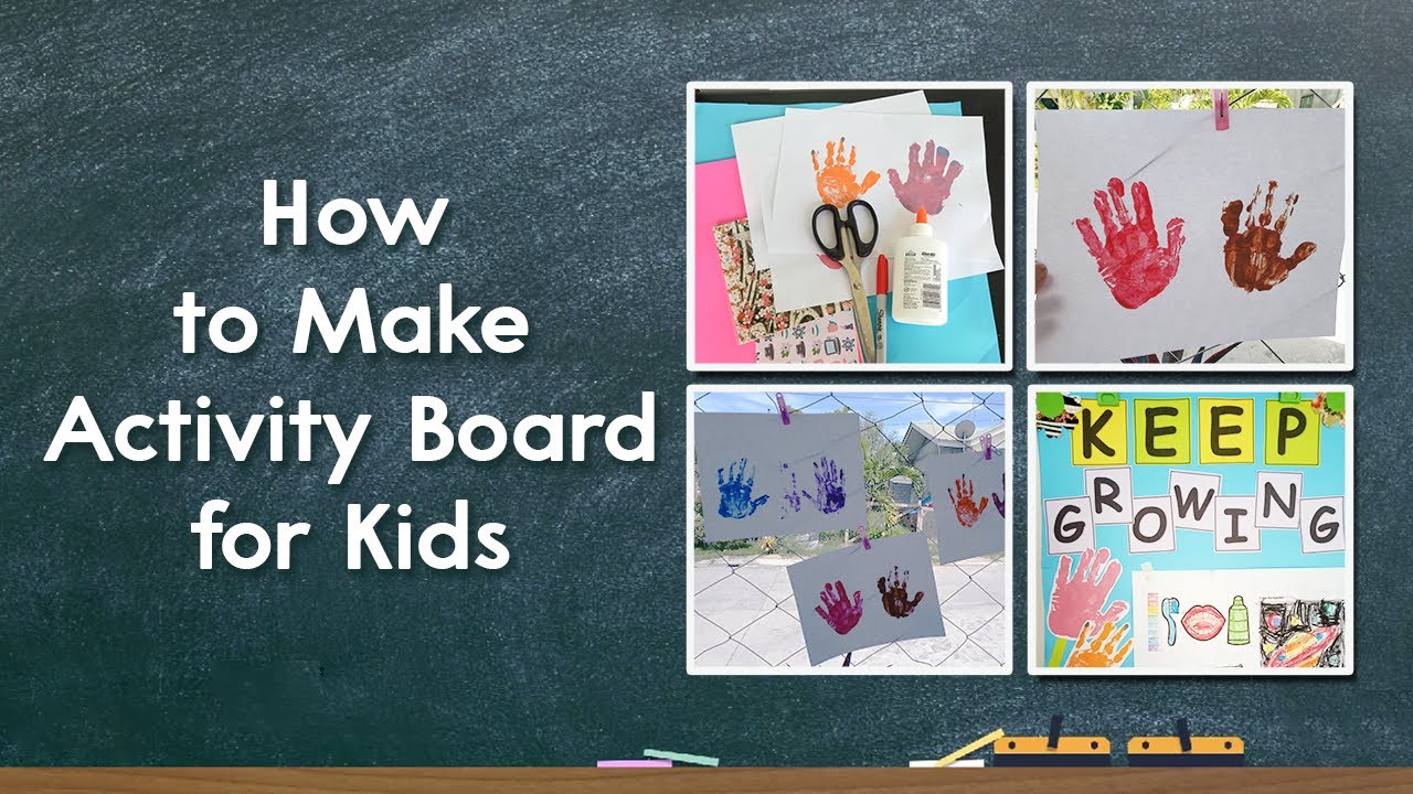 How to make activity board for kids | DIY Bulletin Boards - YouTube