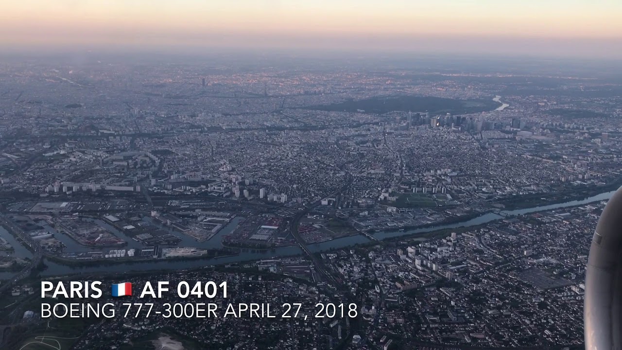 Flying Over Paris Landing(s) in Paris and Helsinki - YouTube