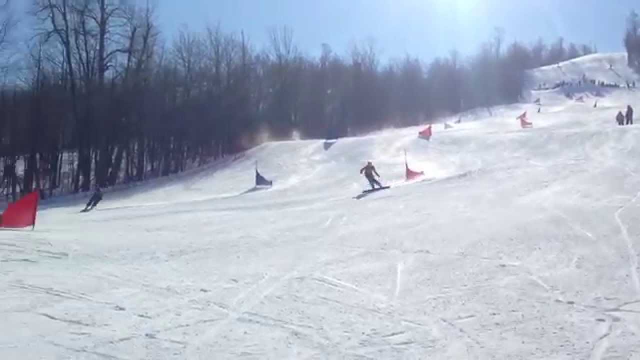 Richard Moss Snowboard PGS race face plant #raceboardfaceplant - YouTube