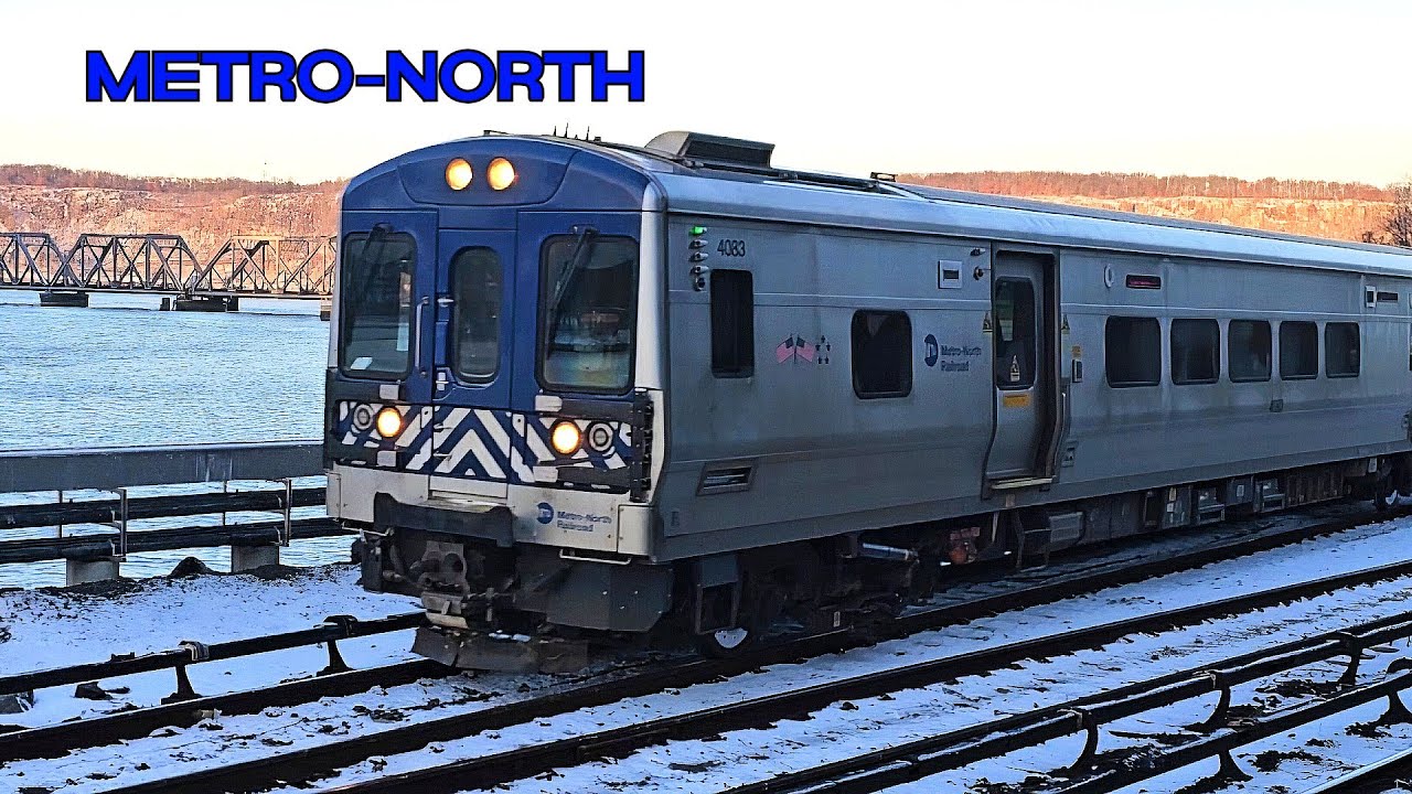 🚆METRO-NORTH Train M7A Hudson Line at the Spuyten Duyvil Station🚆 - YouTube