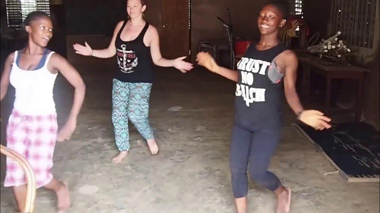 First West African Dance Lesson in Guinea, Conakry 2015 - YouTube