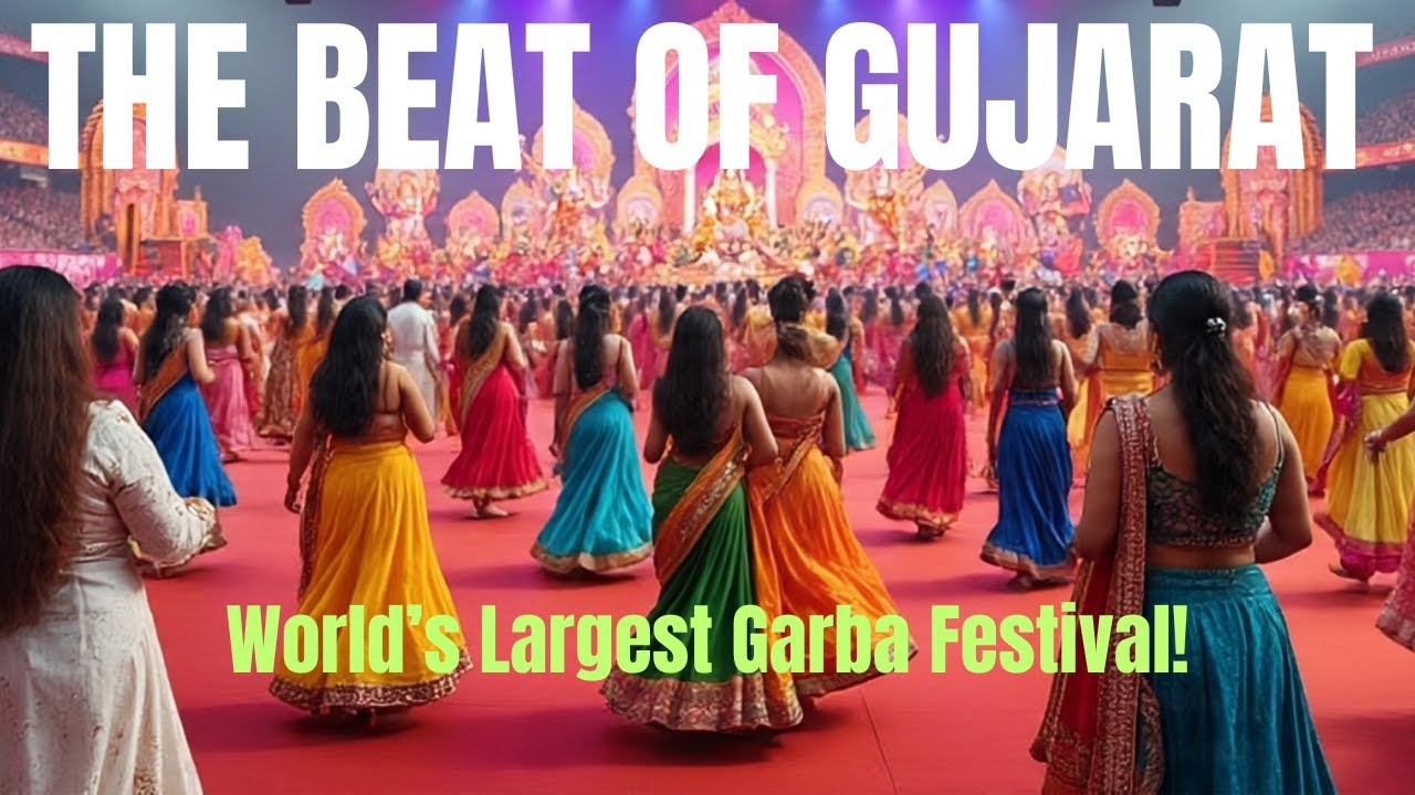 Navaratri In Gujarat - The Worlds Biggest Garba Festival - YouTube