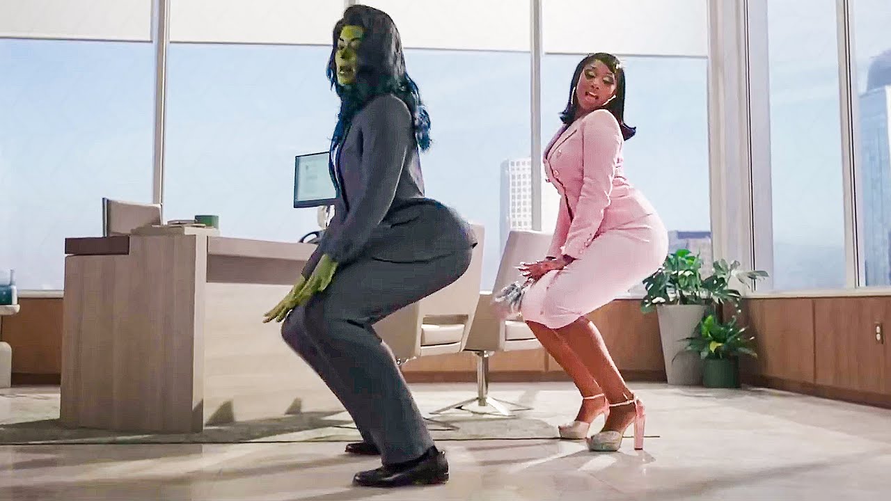She-Hulk and Megan Thee Stallion Twerking - SHE-HULK (2022) | Superhero Society - YouTube