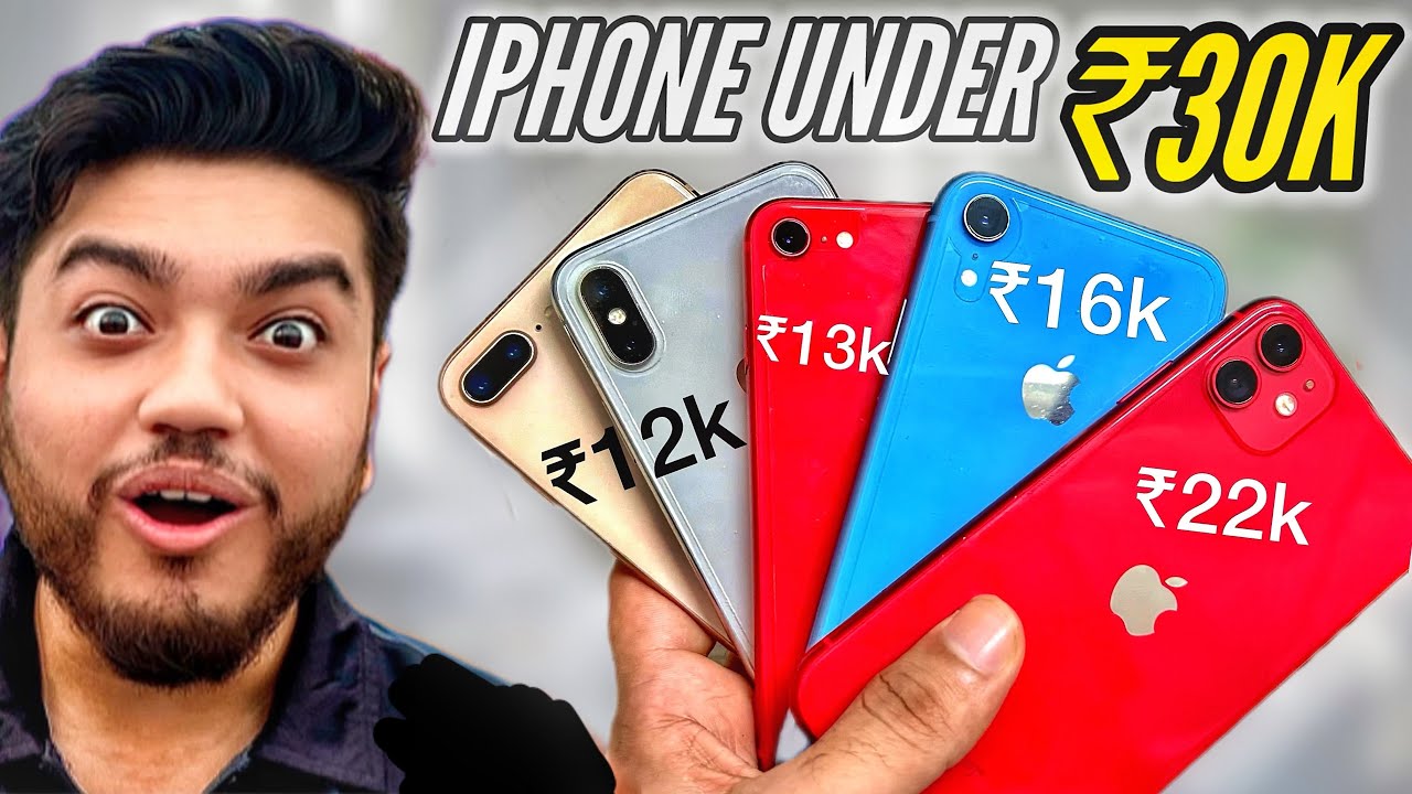 Best iPhone under ₹30k🔥 Second hand/ Refurbished iPhone 13,12,12 Mini ...