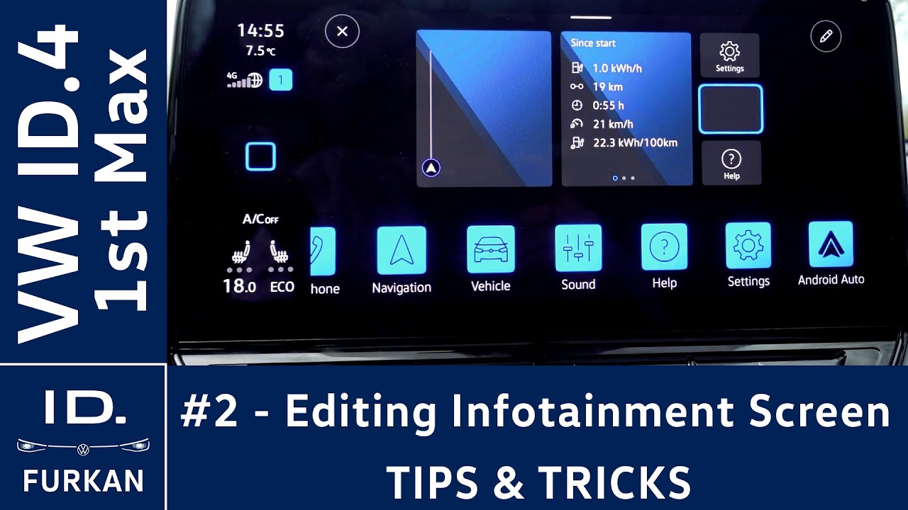 Tips & Tricks #2 - Editing Infotainment Screen | VW ID.4 1st Max - YouTube
