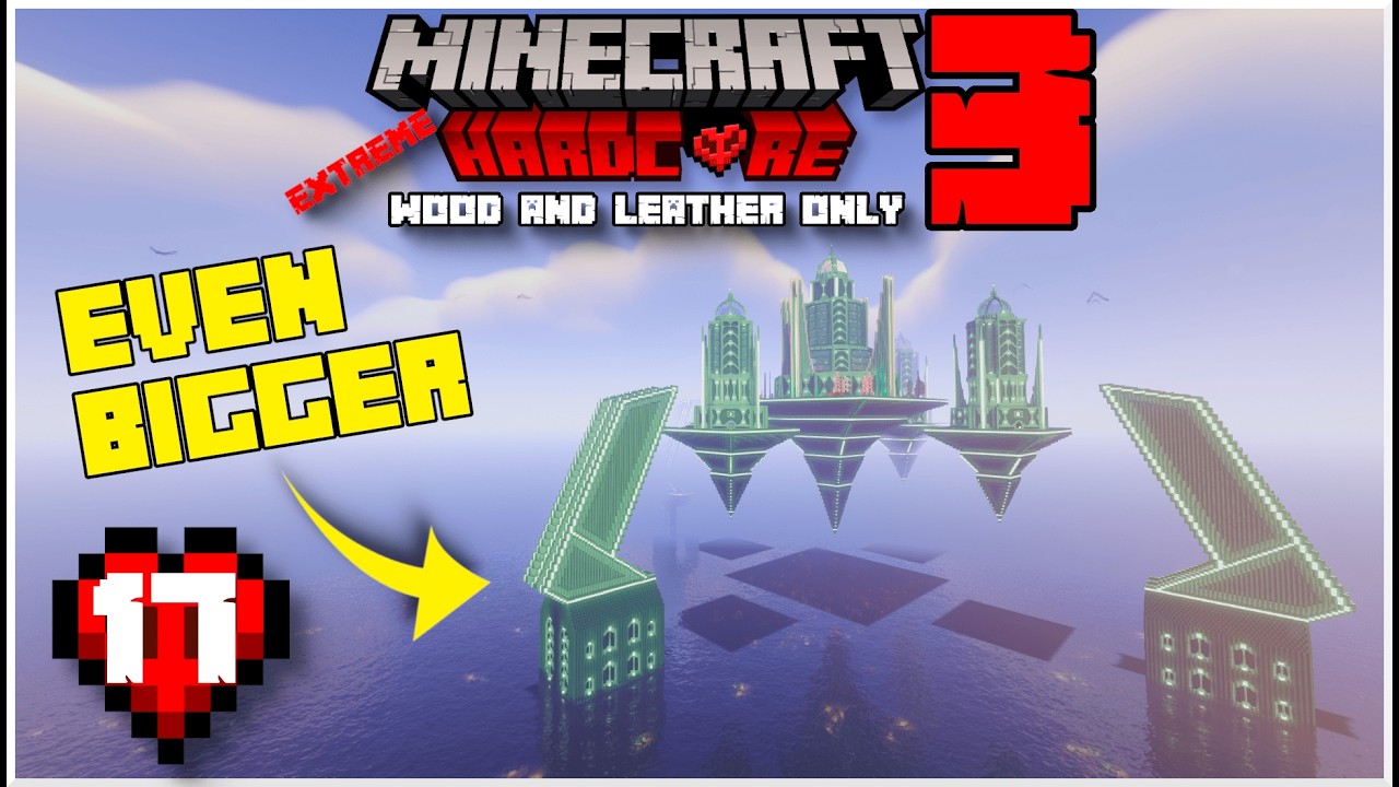 Even BIGGER MEGA BASE! - EXTREME Hardcore Minecraft Let's Play Ep.17 ...