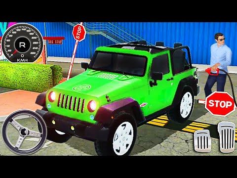 Heavy Traffic Drive Multi Level: - Obstacle Course Jeep 4x4 - Best Android GamePlay