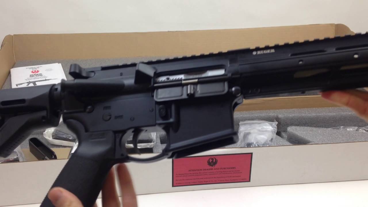 Ruger SR556VT Varmint 556 NATO Rifle | What's in the box? - YouTube