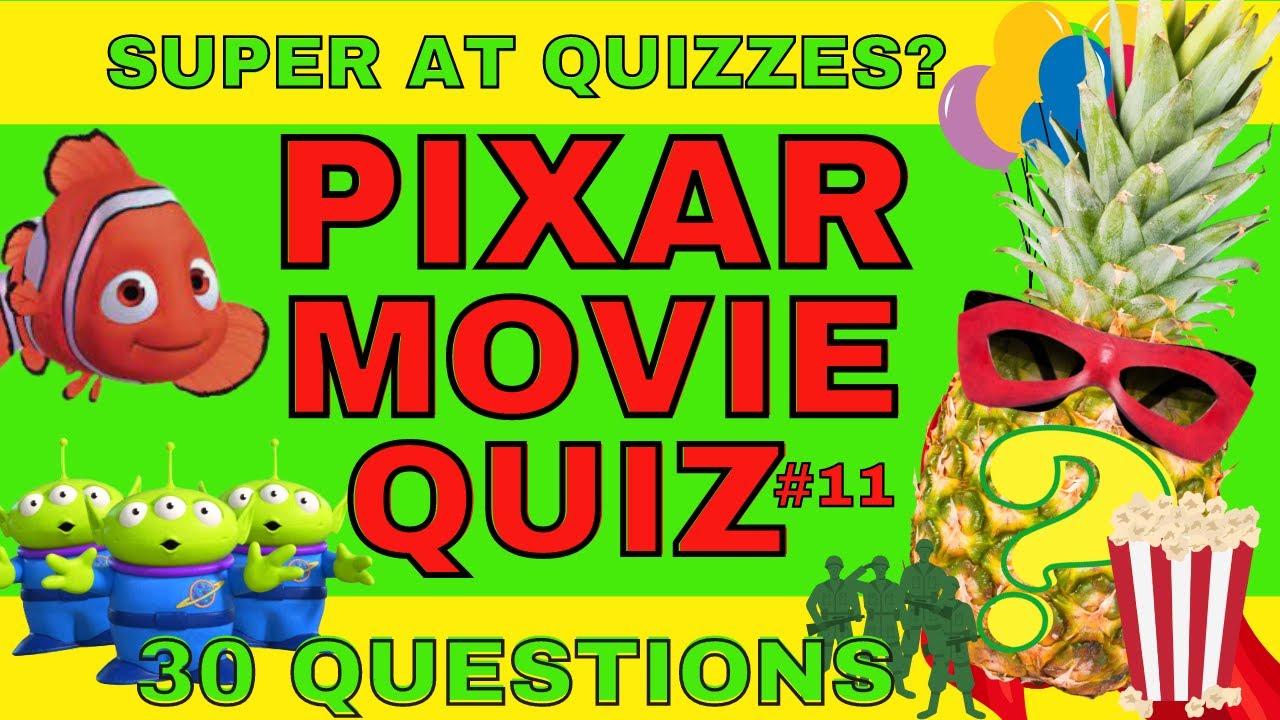 Pixar Movie Quiz #11: Trivia Fun: Multiple Choice: Pub Quiz Challenge ...