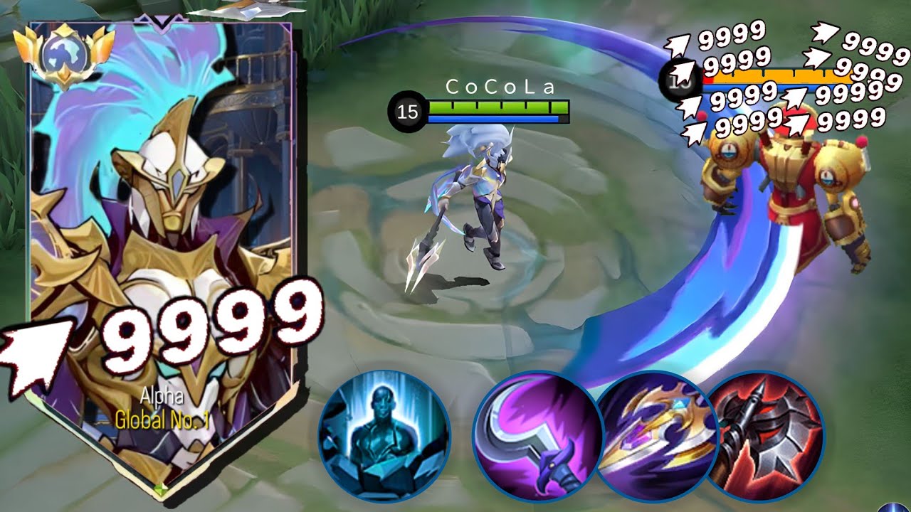 WOW!! ALPHA ULTRA TRUE DAMAGE COOLDOWN BUILD IS TOTALLY OP!! ( alpha best build 2023 ) - YouTube