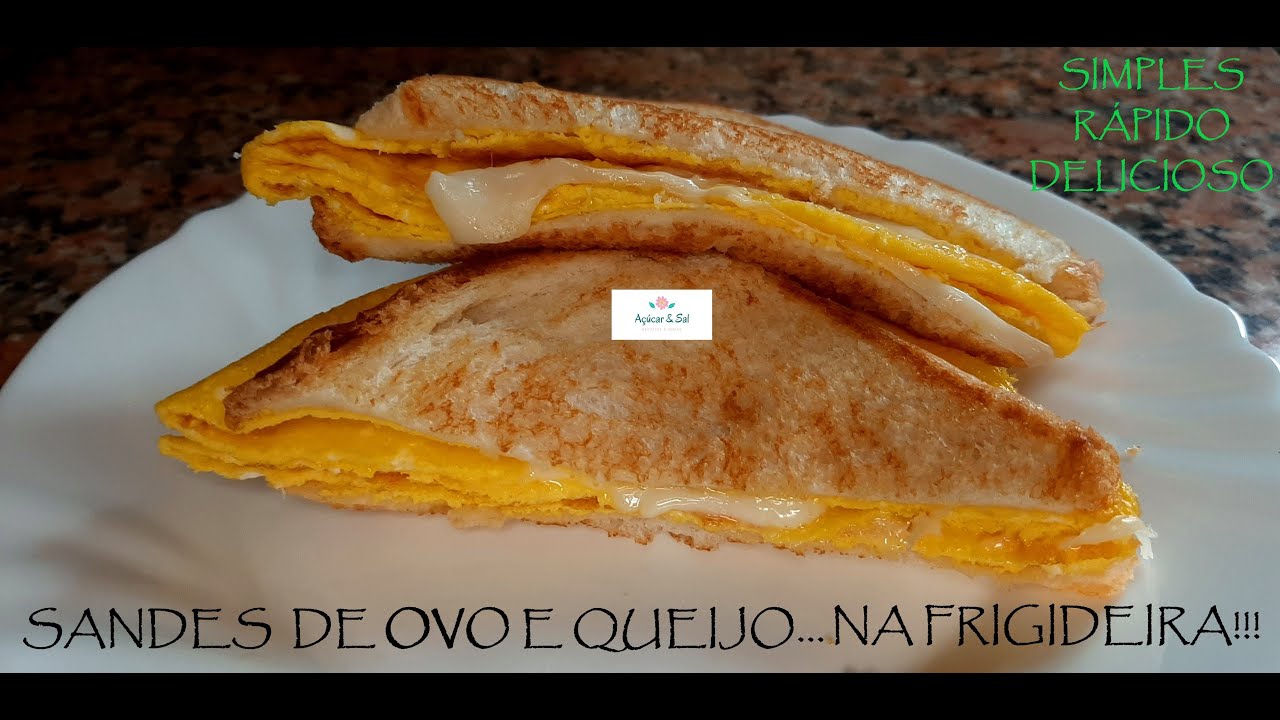 Sandes de Ovo e Queijo... na Frigideira!!! - Bruna Rico - YouTube