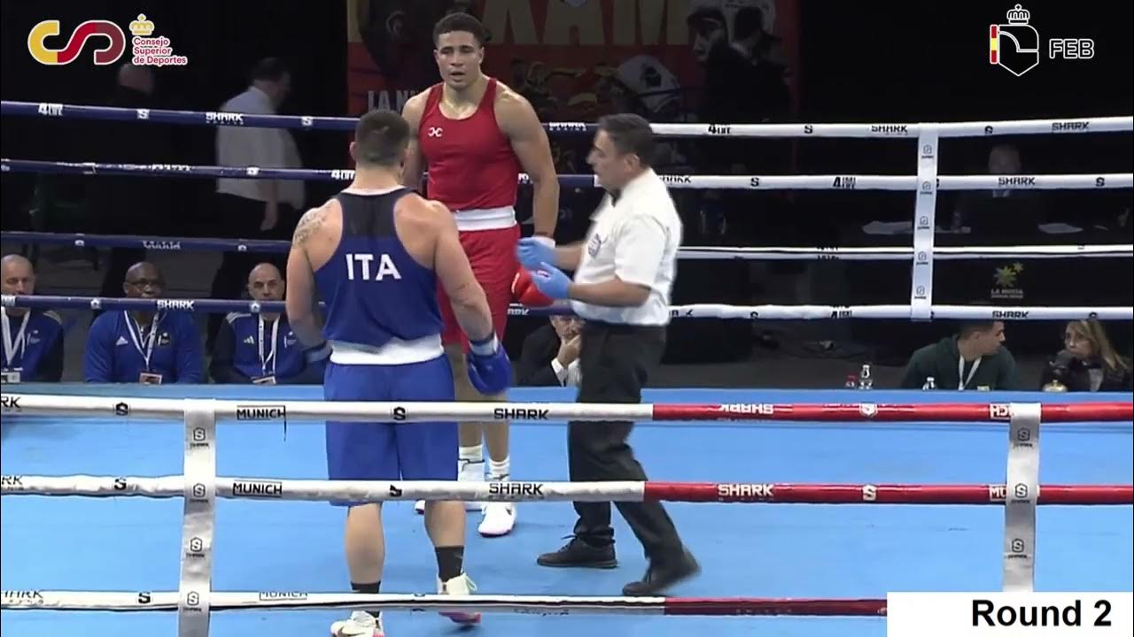 Delicious Orie (ENG) vs. Diego Lenzi (ITA) Boxam Tournament 2024 (92+kg) - YouTube
