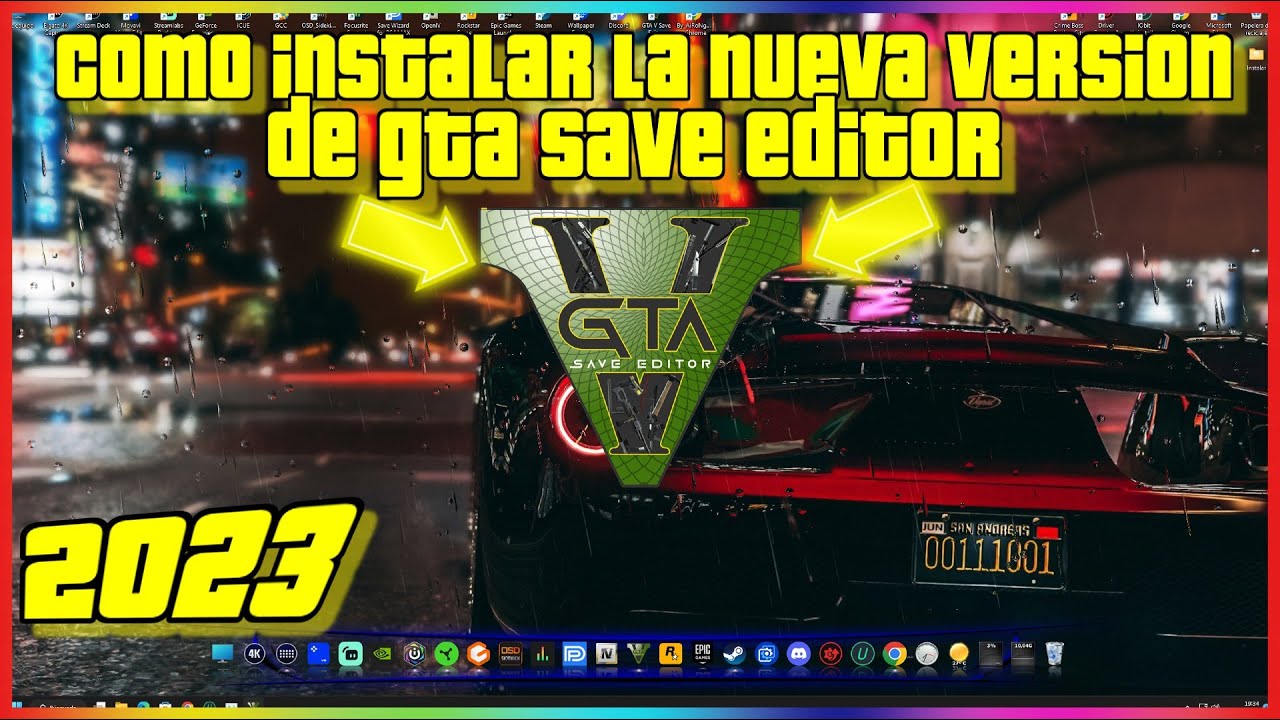 ¿COMO INSTALAR GTA SAVE EDITOR EN 2023 DE MANERA CORRECTA? OS MUESTRO ...