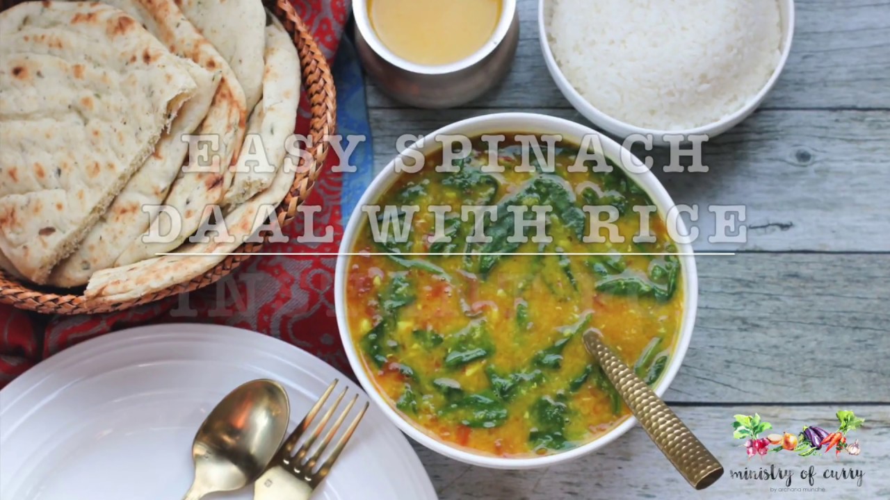 EASY Spinach Daal with Pot in Pot Rice - Instant Pot - YouTube