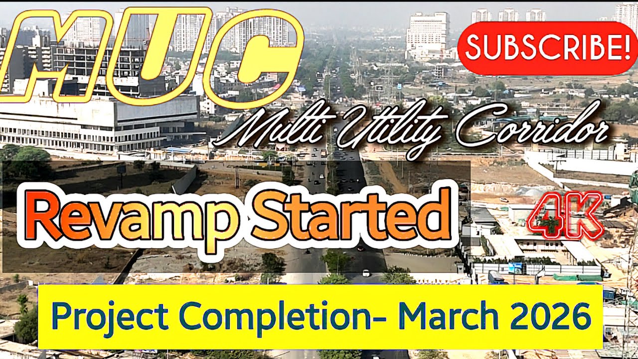 Multi-Utility Corridor Revamp // Asphalt Laying // MUC // #newgurgaon ...