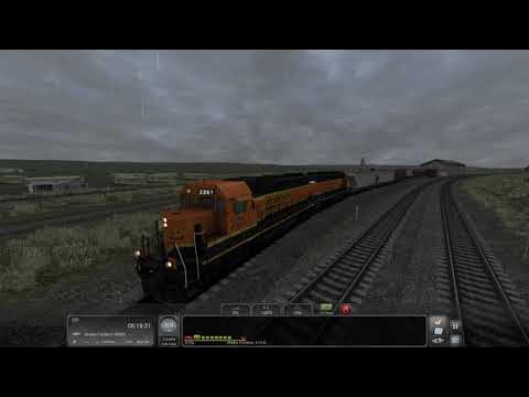 Shelby Second Trick - Marias Pass - EMD GP38-2 BNSF Heritage - Train Simulator Classic - YouTube