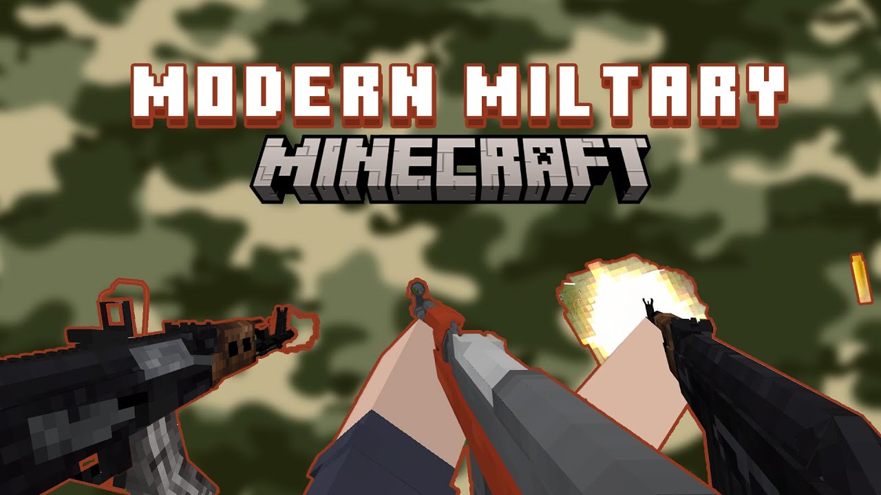 MODERN MILITARY | GUN 3D, SKS GUN - ACCESSORIES [ MINECRAFT BEDROCK ...