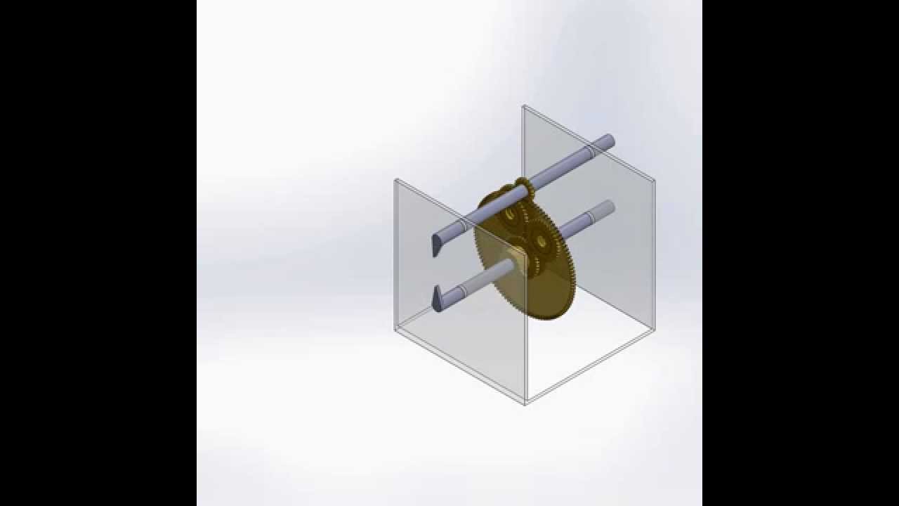 Spur Gear Differential -- Simple Addition Demo 1 - YouTube