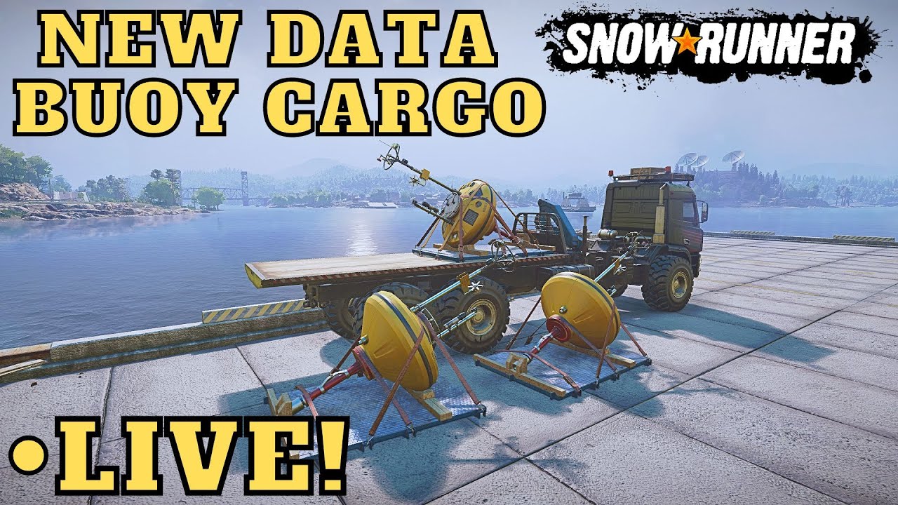SnowRunner Season 12 LIVE! Data Buoy New Cargo! Latest DLC/Update ...
