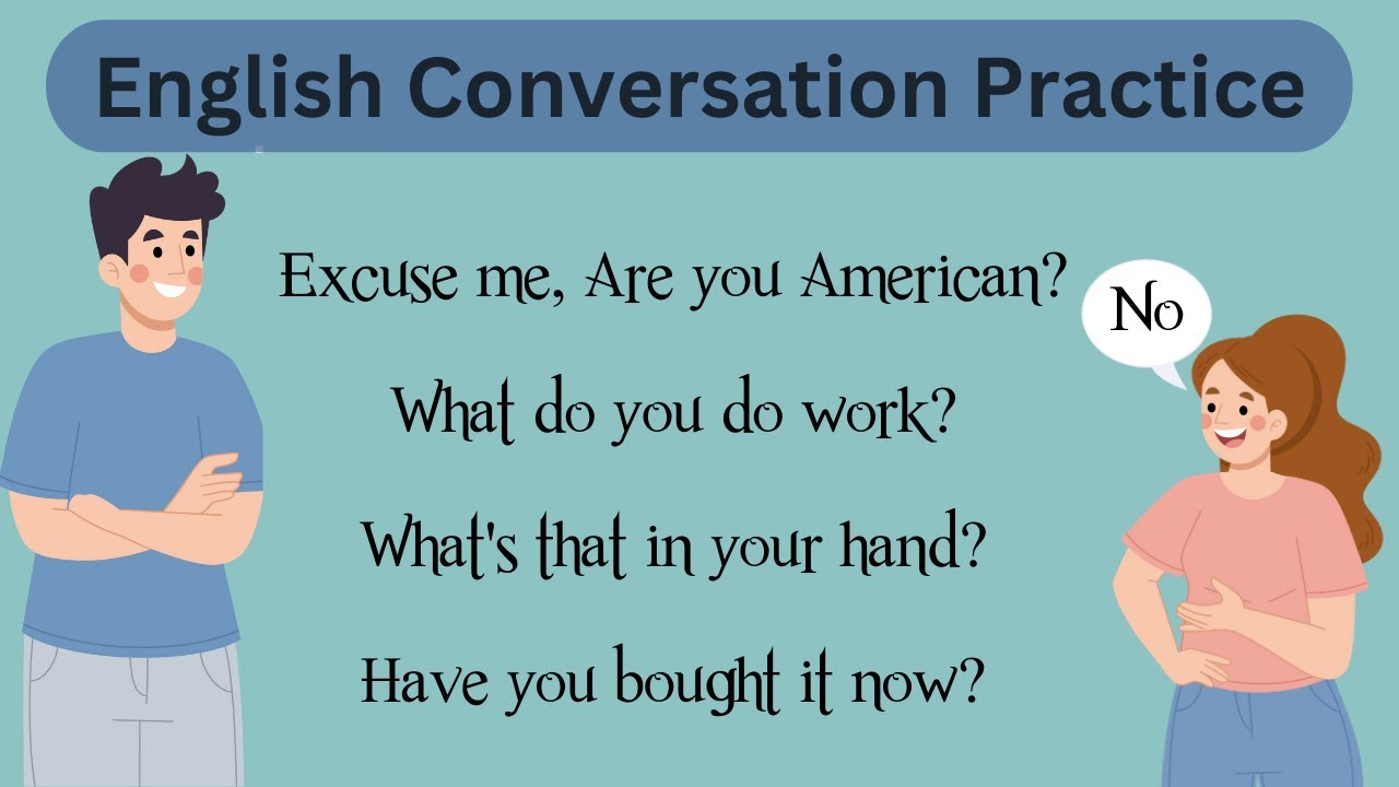 3 Minutes Practice English Conversation for Beginners - Daily Use ...