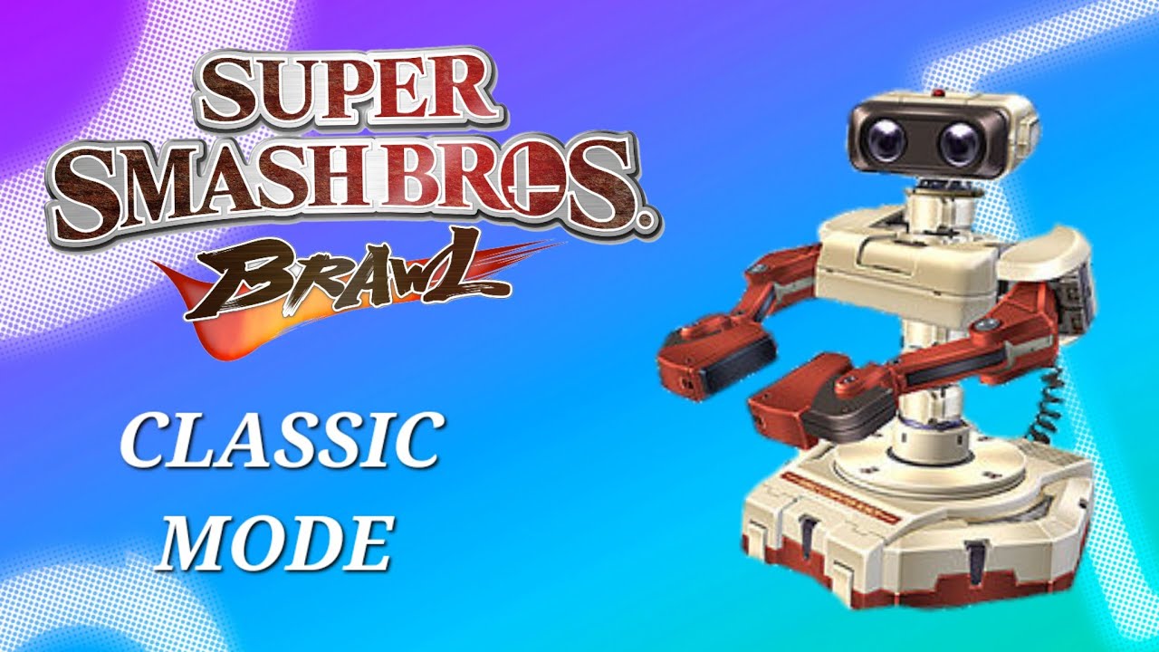 Super Smash Bros Brawl Classic Mode R.O.B - YouTube