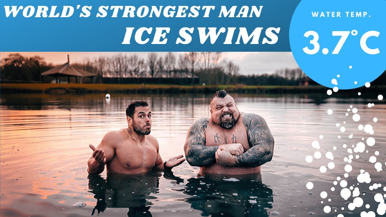 World's STRONGEST Man ICE SWIMS (3.7°C) ft. Eddie Hall - YouTube
