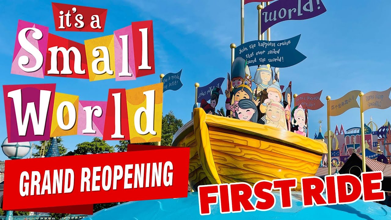The Grand Re-Opening of "It's a Small world" in Disneyland Paris - Complete On-Ride - YouTube