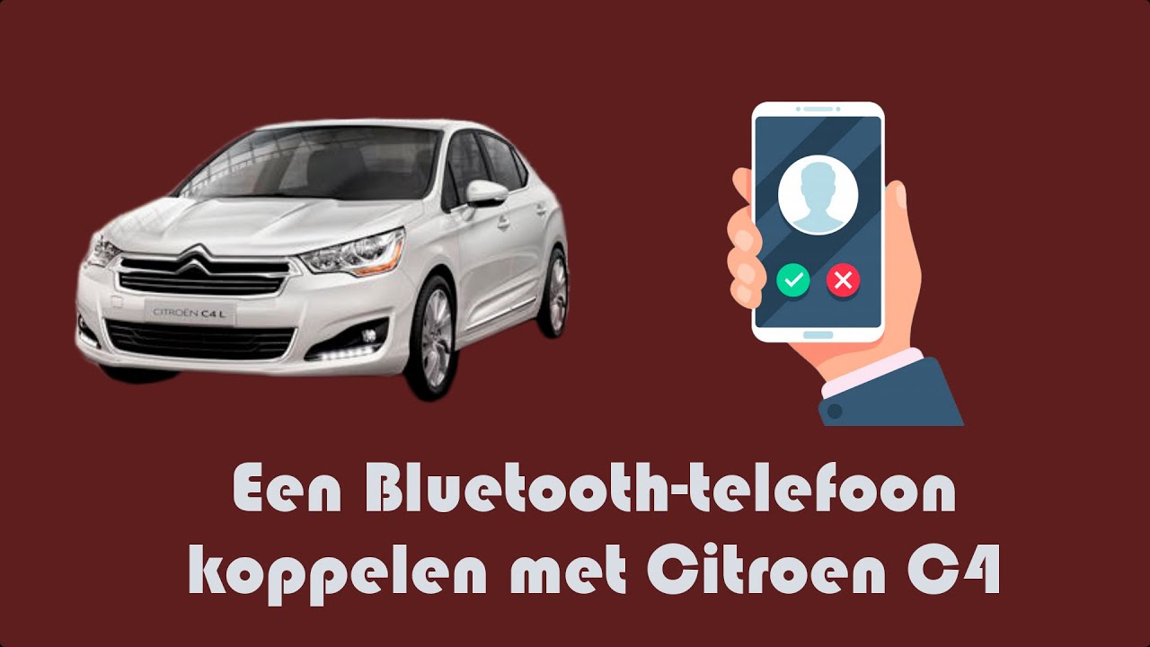 Een Bluetooth telefoon koppelen met Citroen C4 - YouTube
