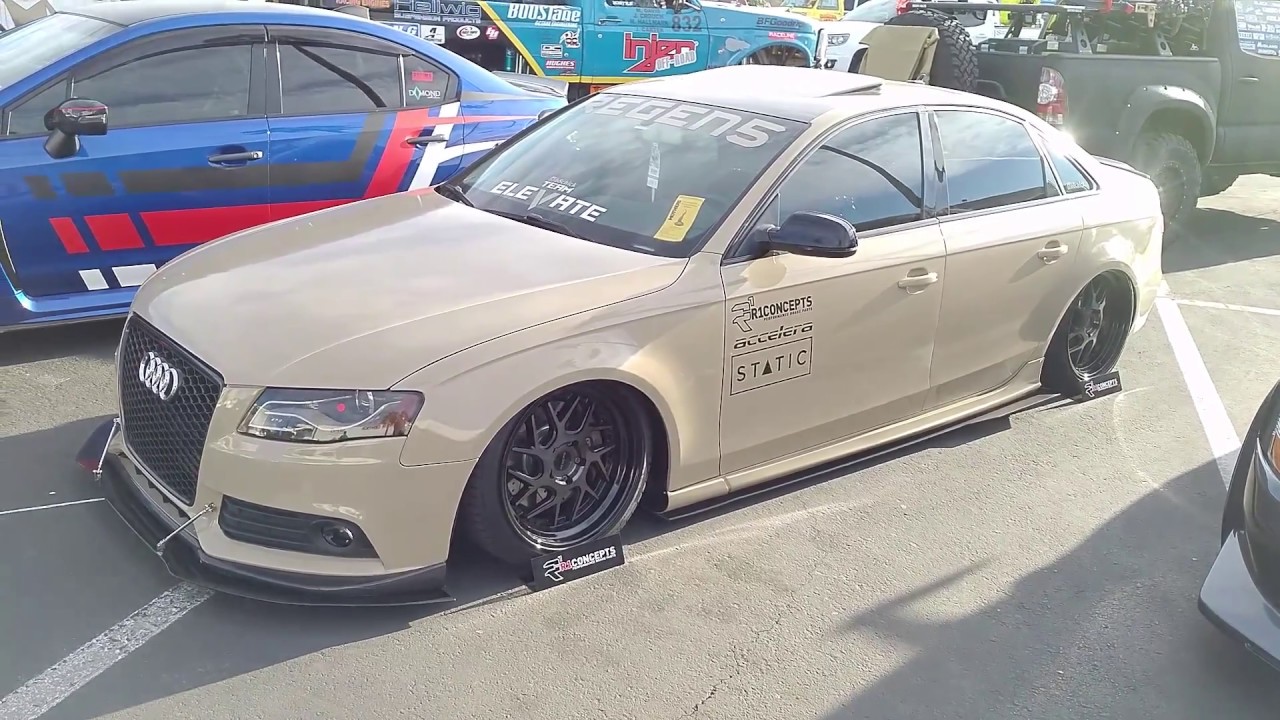 877-544-8473 Regen 5 R33 Smoked Carbon Rims Audi A4 A5 A6 Sema Show ...