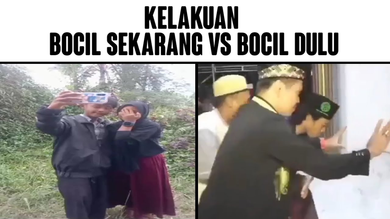 Kelakuan Bocil Sekarang VS Bocil Dulu☝️... - YouTube