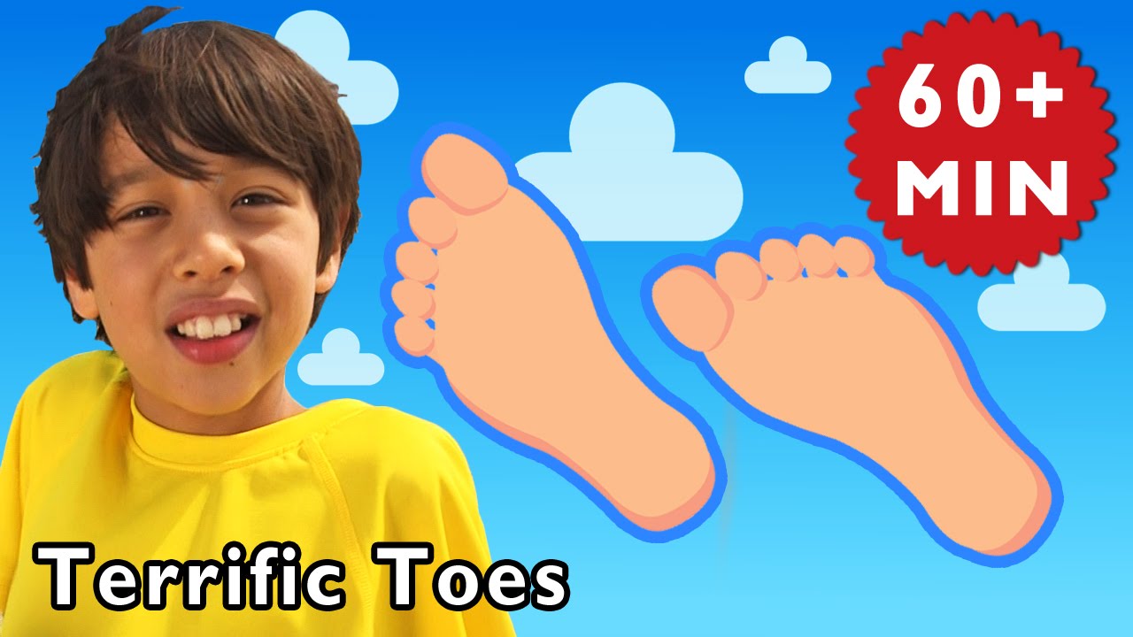 Terrific Toes and More | Nursery Rhymes from Mother Goose Club! - YouTube