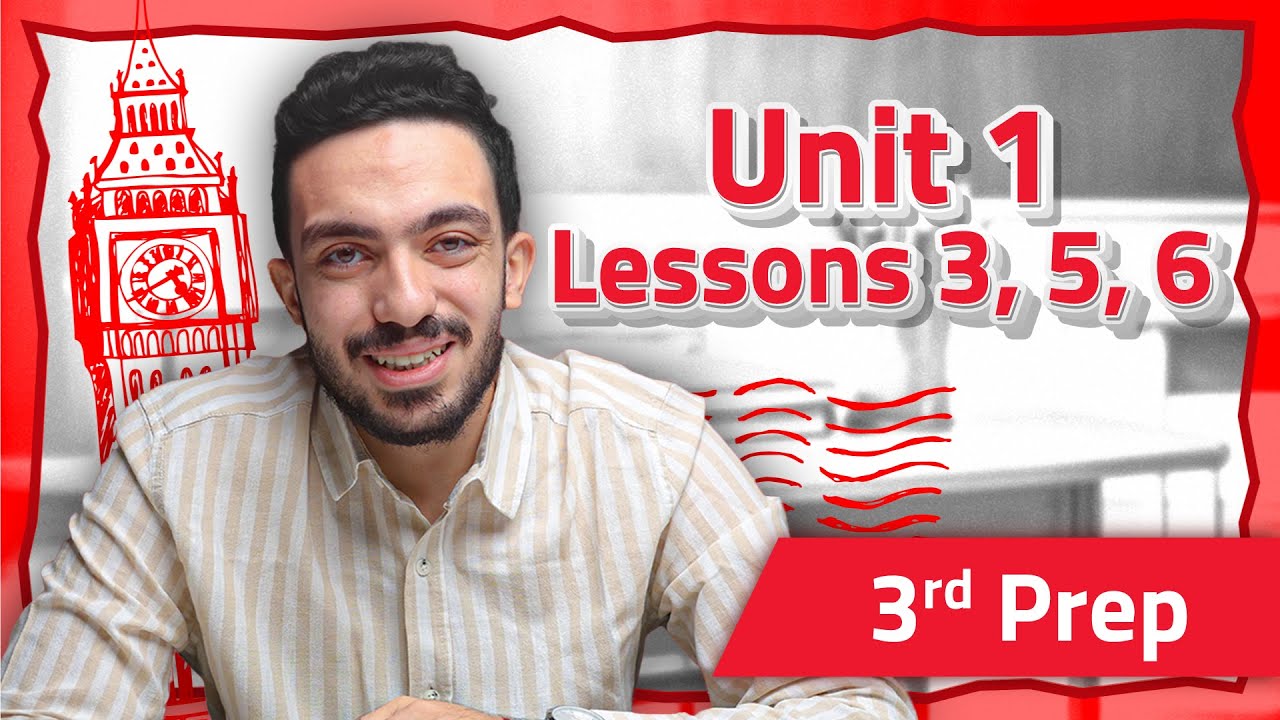 Exercise on Unit (1) Lessons (3, 5 & 6) - 3rd Prep - YouTube