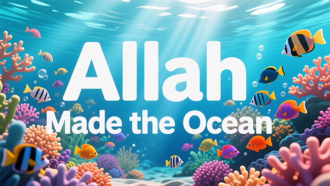 Learn Animals & Islam: Allah Made the Ocean 🌊 | Islamic Song for Kids ...