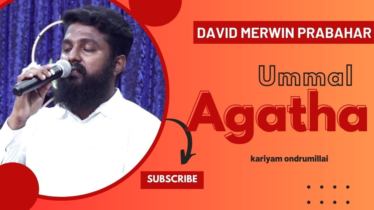 Ummal Agatha Kariyam - உம்மால் ஆகாத காரியம் | Ps David Merwin | Tamil Christian Song - YouTube
