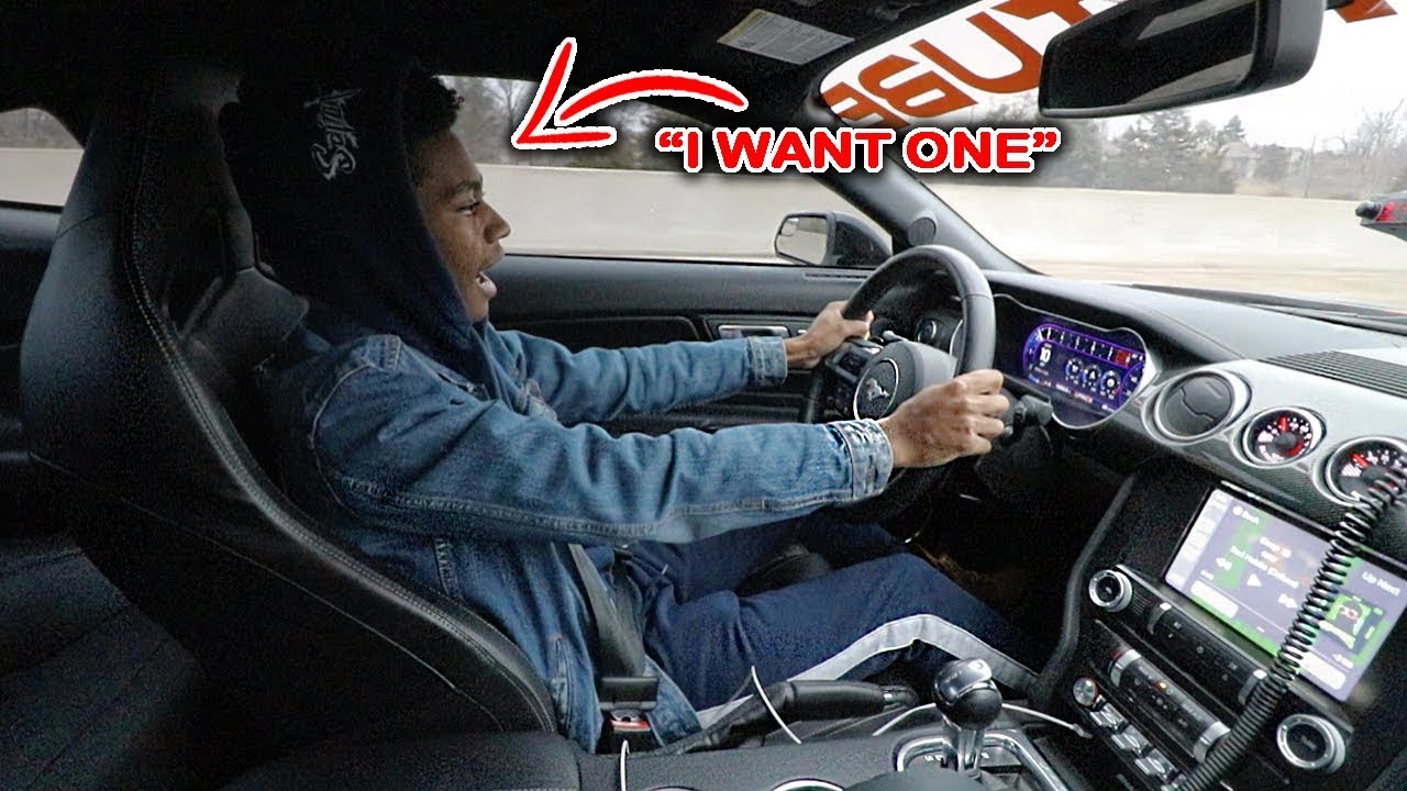 DODGE OWNER DRIVES MY MODIFIED MUSTANG GT! *EPIC REACTION* - YouTube