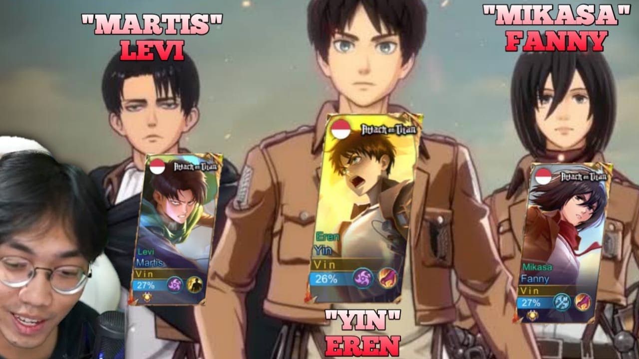 REVIEW MLBB X AOT , YIN MARTIS FANNY , TERNYATA ADA CARA MURAHNYA BIAR ...