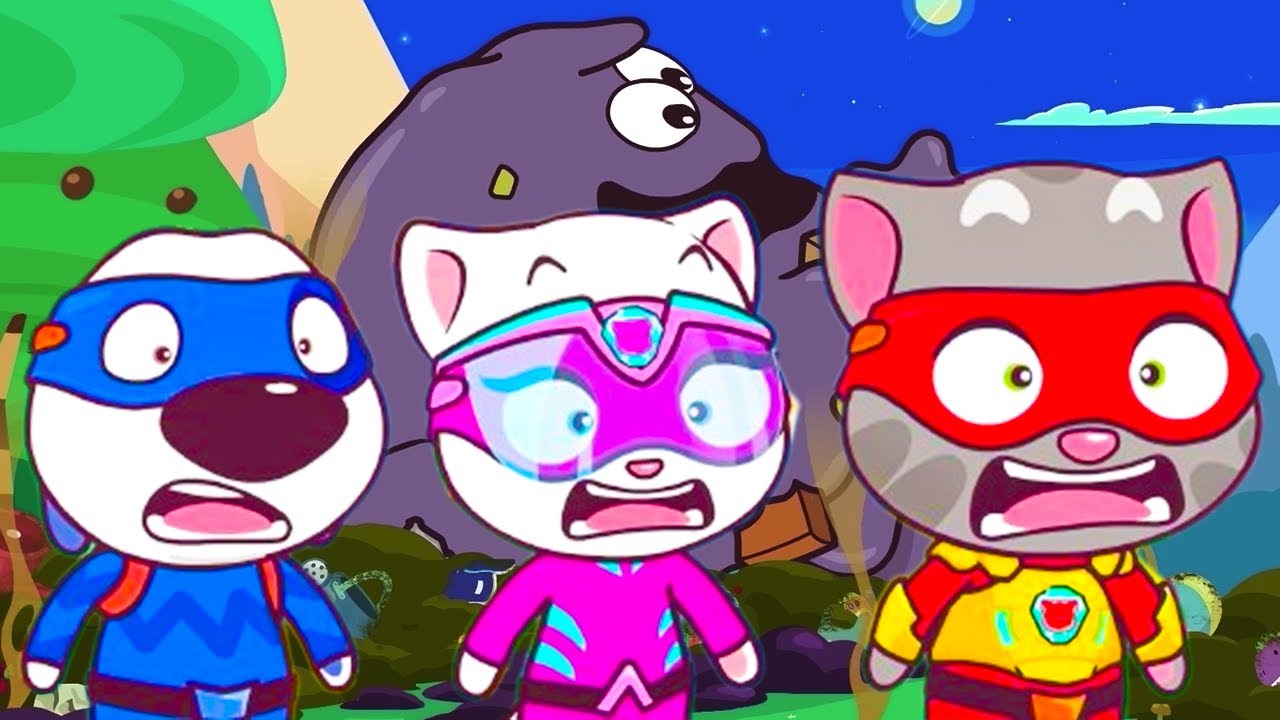 THE SLIME MONSTER! | Talking Tom Heroes | Cartoons for Kids | WildBrain ...