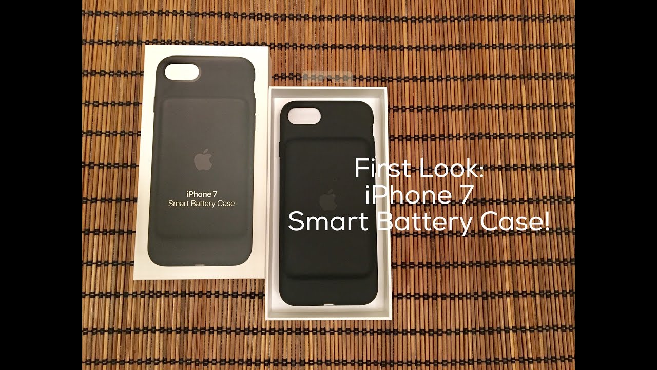 First Look: iPhone 7 Smart Battery Case! - YouTube