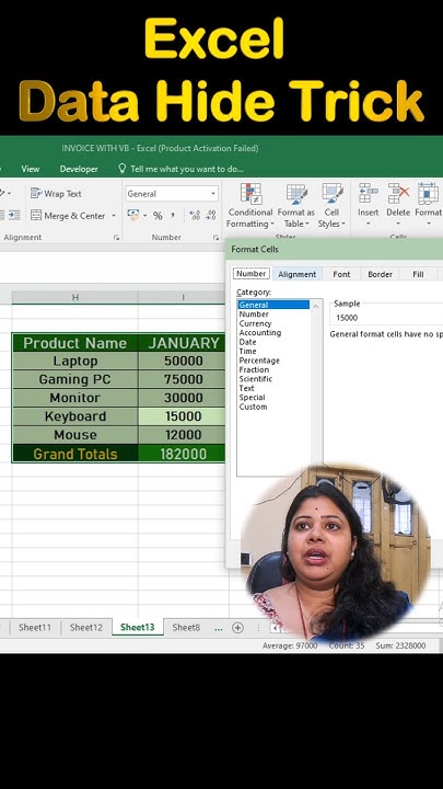 📢 How to Hide Data in MS Excel – Easy Tricks! 🚀 #Shorts"Easy Tricks! #Shorts #ExcelTips # ...